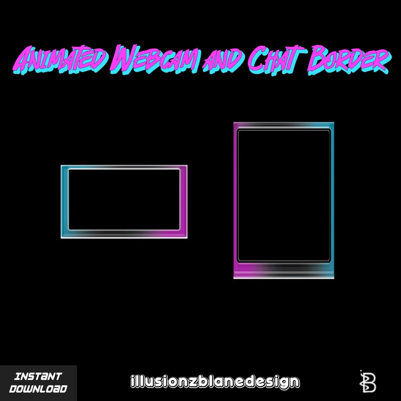 Animated Stream Package Graffiti | Twitch Overlay | Animated Borders ...