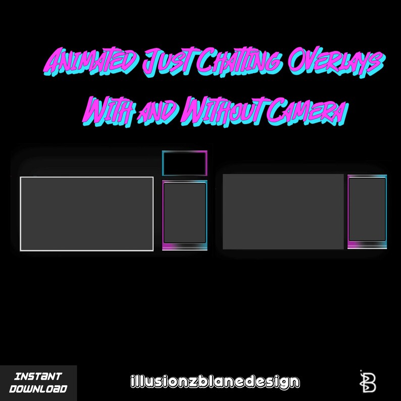 Animated Stream Package Graffiti | Twitch Overlay | Animated Borders ...