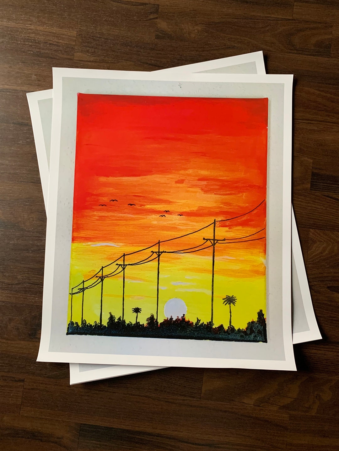 Sunset Limited Edition Print - Etsy Österreich