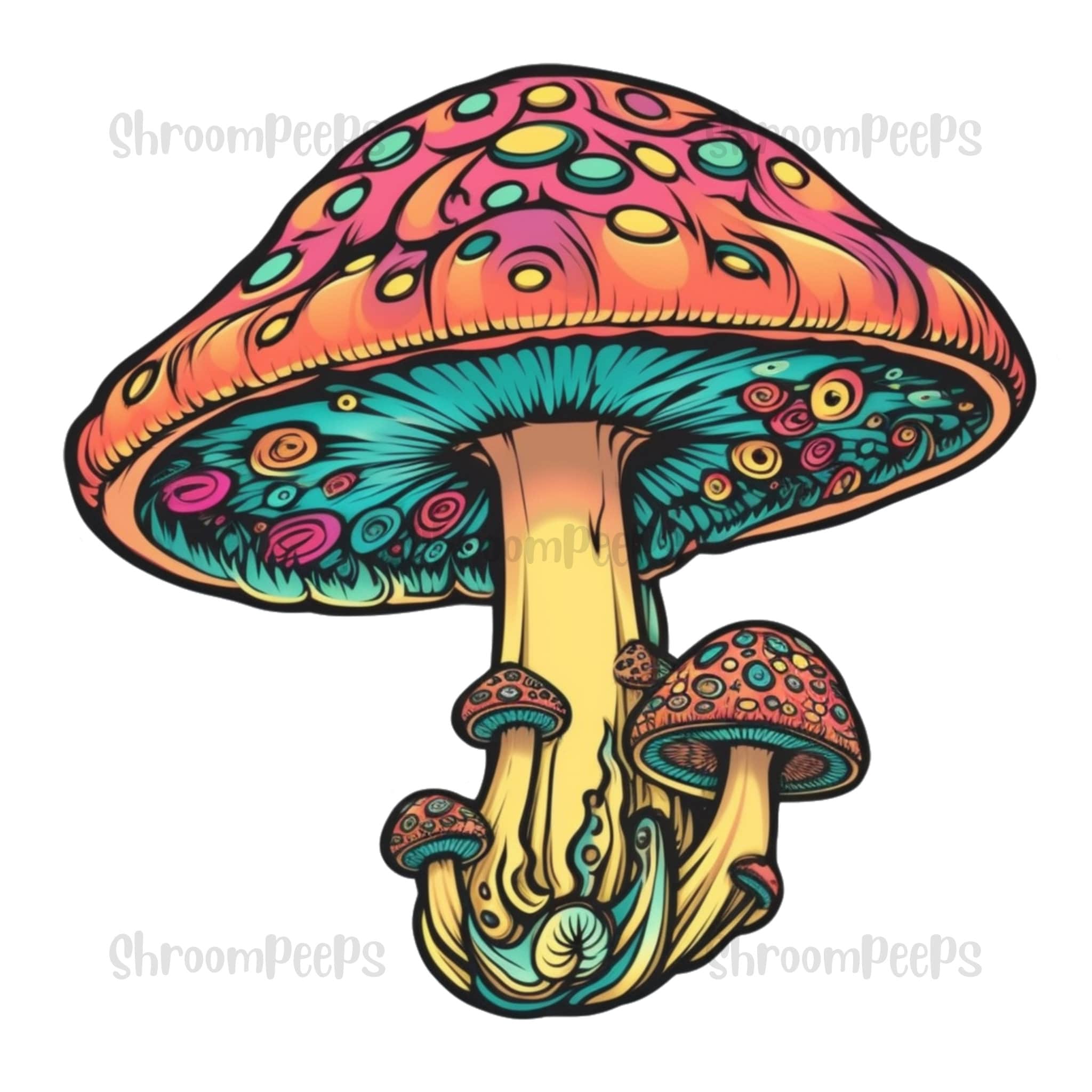 Magic Mushroom Art Digital Download - Etsy