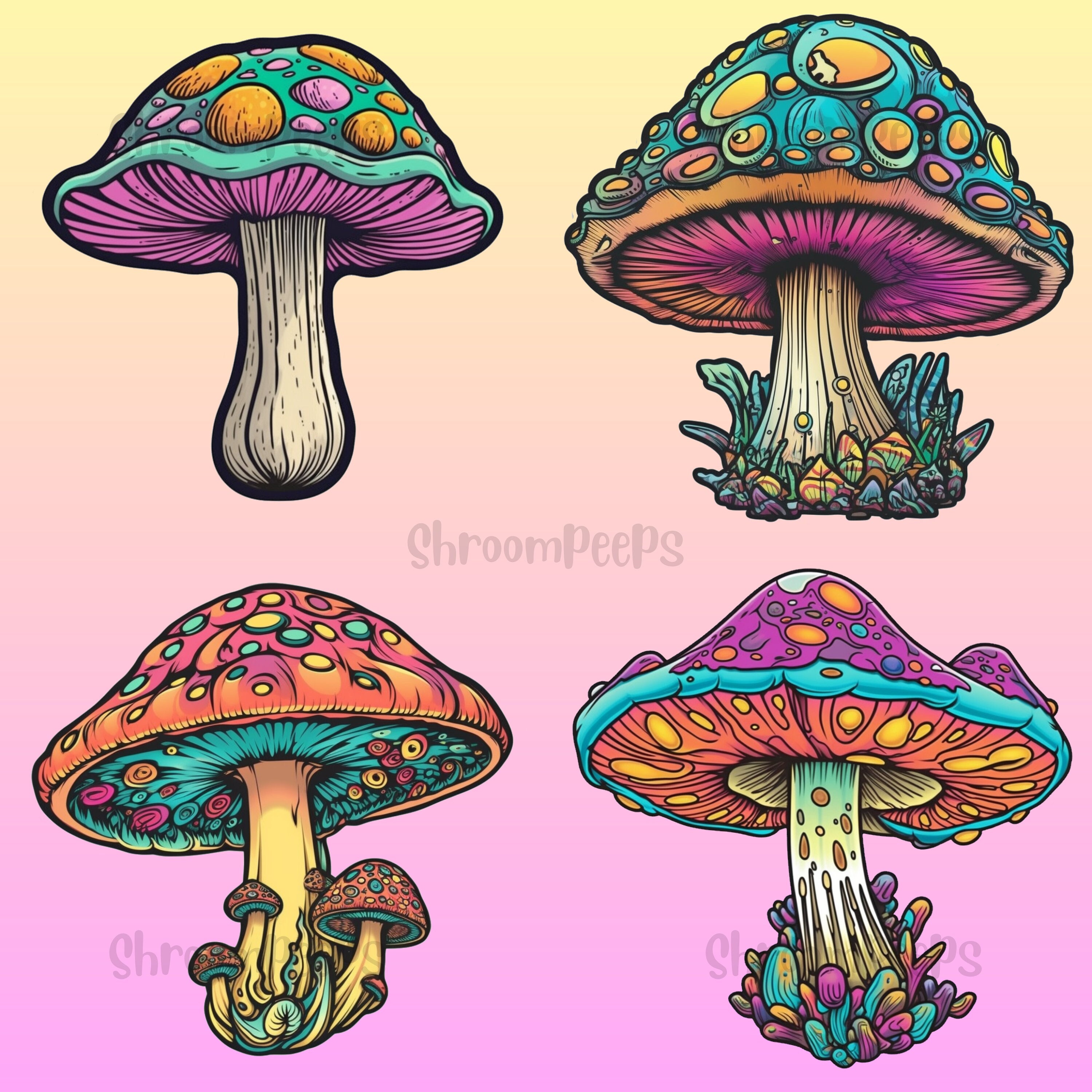 Magic Mushroom Pack Digital Download - Etsy