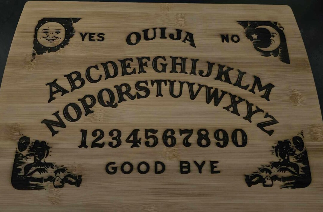 Handmade Ouija Board Bamboo Cutting Board With Real Planchette - Etsy
