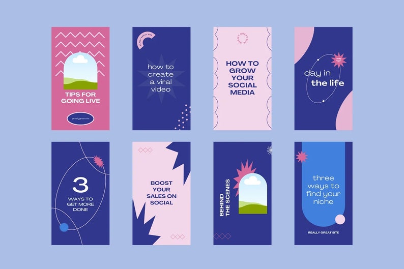 Canva Instagram Reels Templates - Etsy