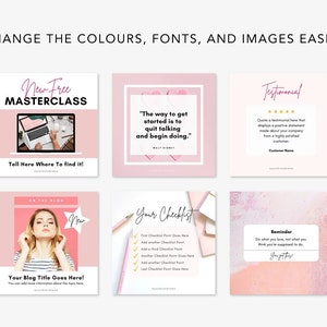 Canva Instagram Blogger Templates - Etsy