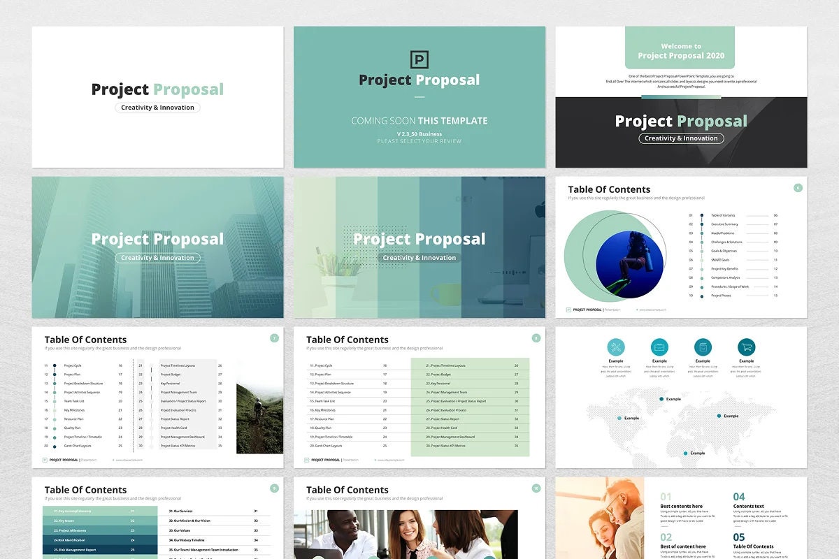 4,000 Project Proposal Templates for Google Slides - Etsy