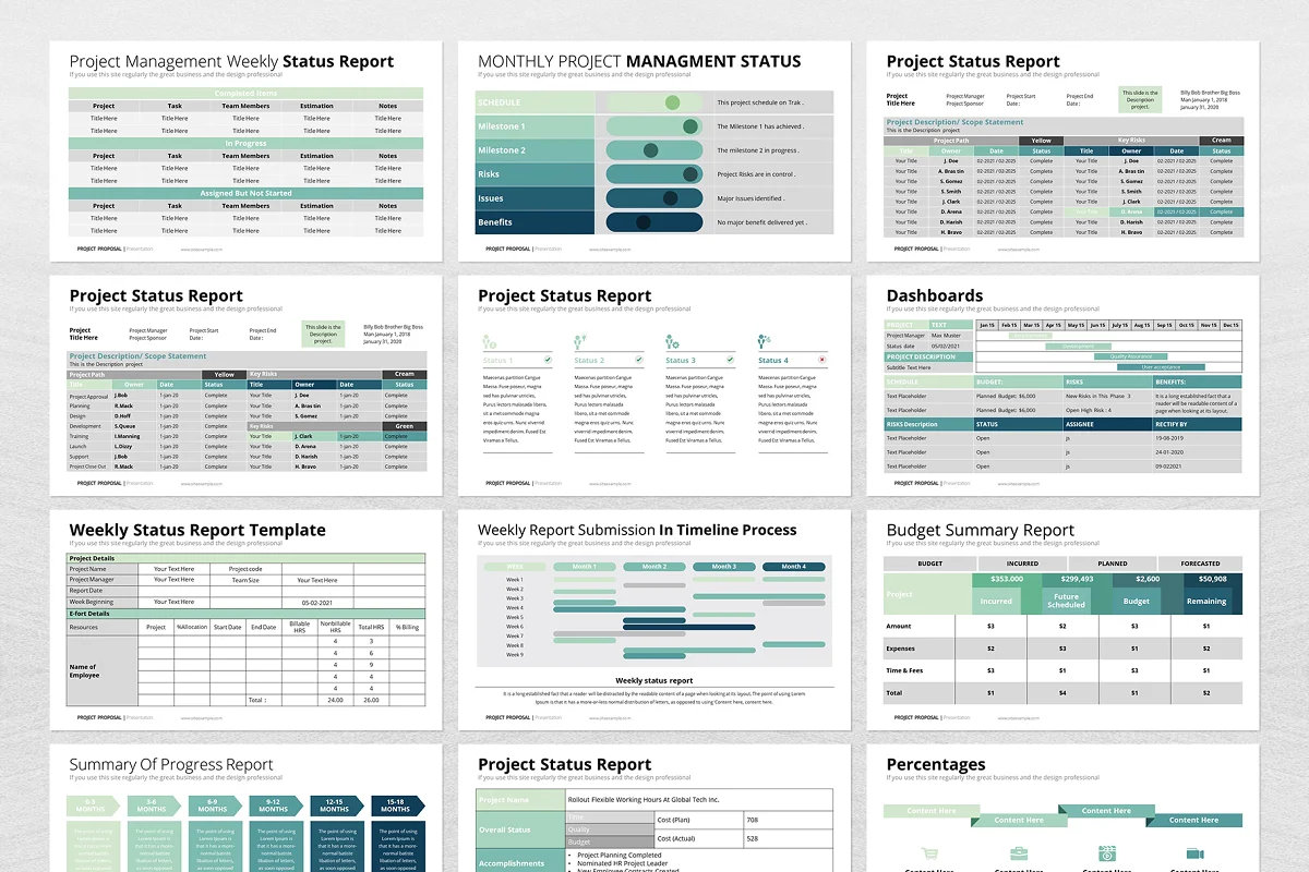 4,000 Project Proposal Templates for Google Slides - Etsy