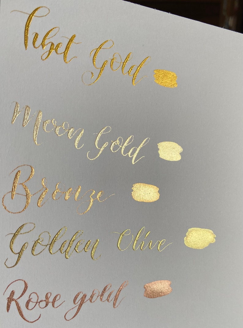 Custom Calligraphy Cards - Etsy