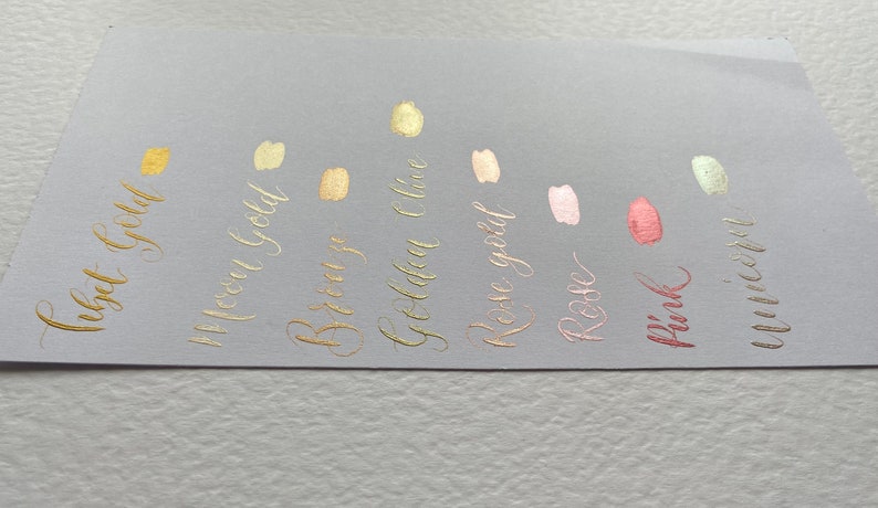 Custom Calligraphy Cards | Etsy