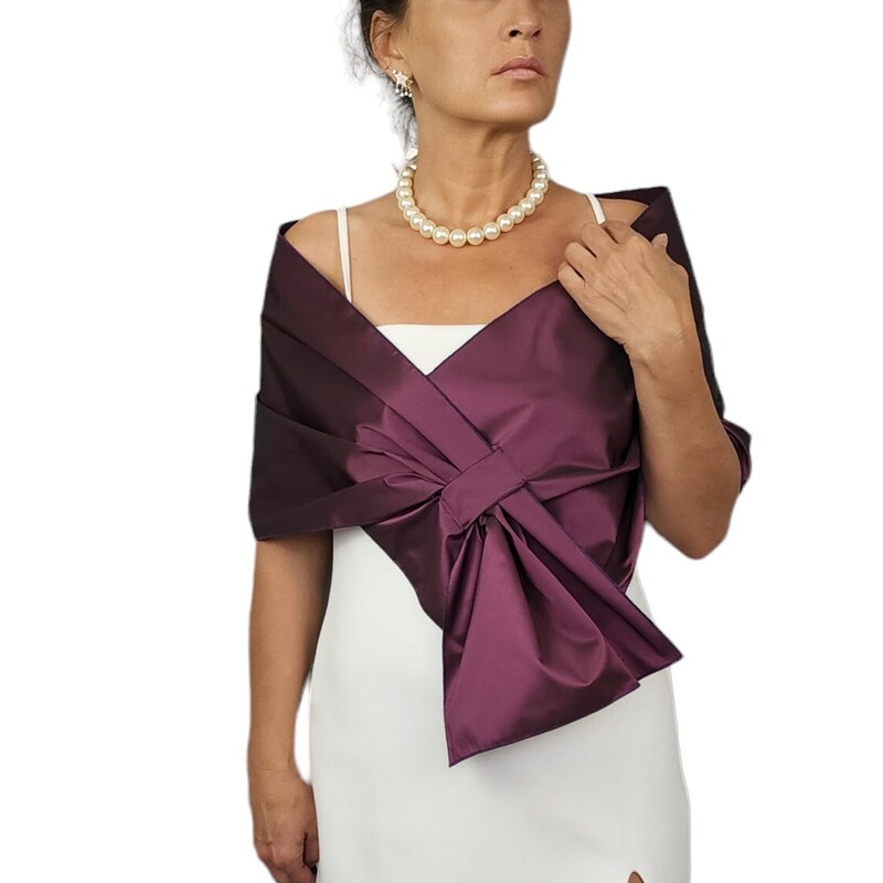 Plum Shrug - Etsy