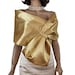 Ivory Satin Wrap Shawl: Bridal Evening Cover-up - Etsy
