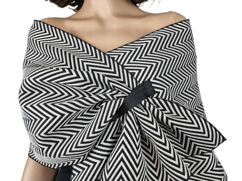 Black Satin Pull Thru Wrap Wedding Shawl Scarf Cover up - Etsy