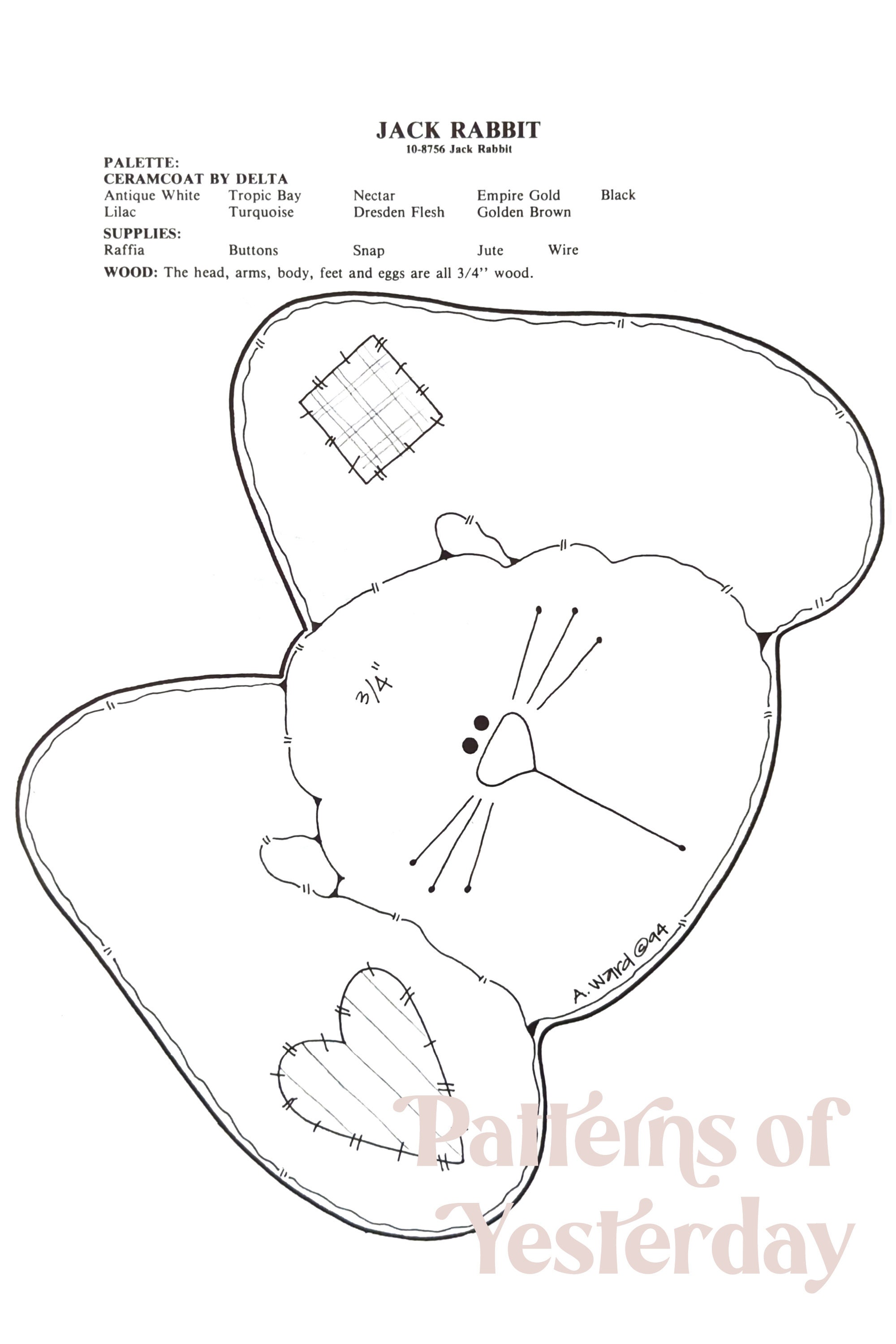 Vintage Spring Wood Craft Patterns instant PDF Digital Download - Etsy