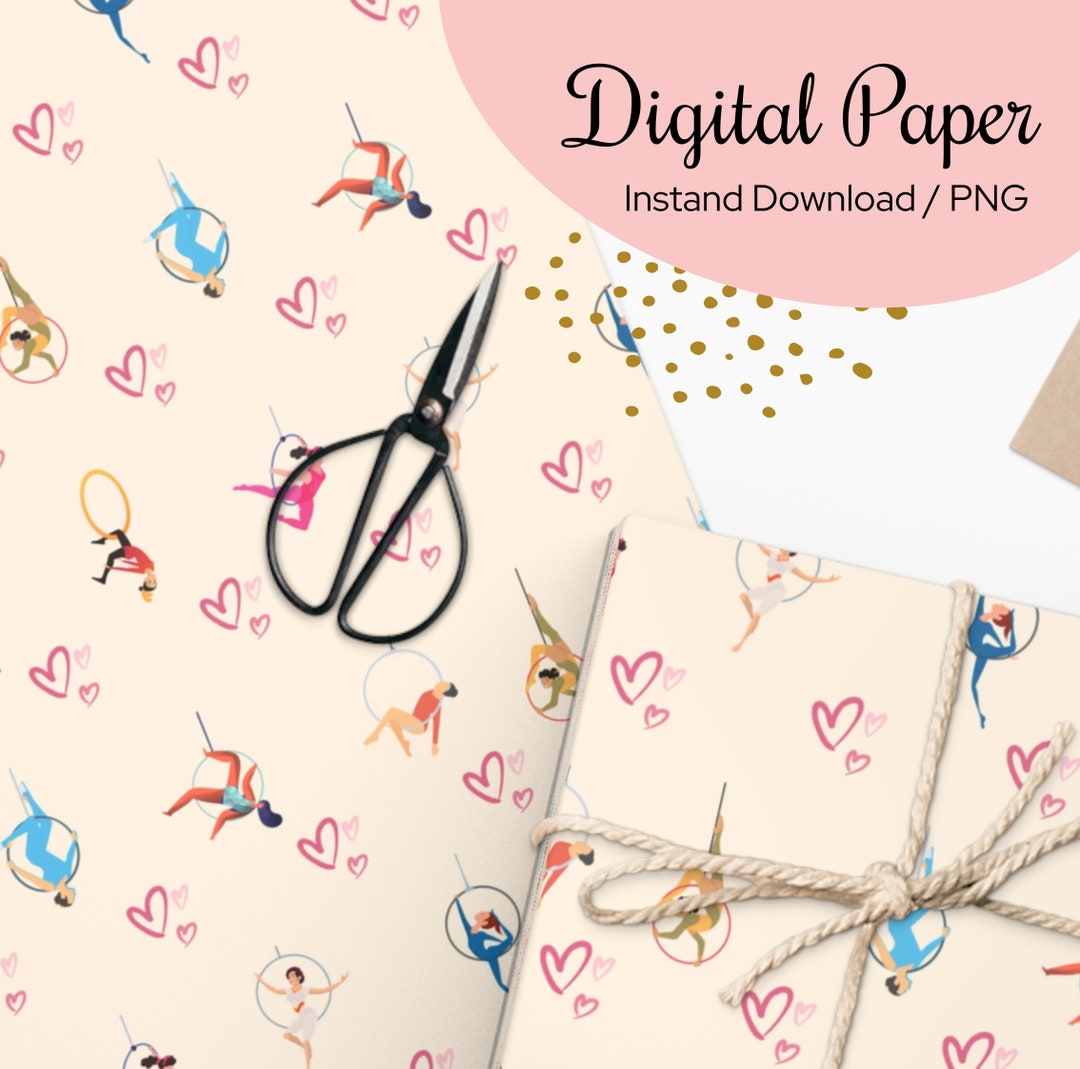 Aerial Hoop Digital Paper Printable Lyra Aerial Hoop - Etsy