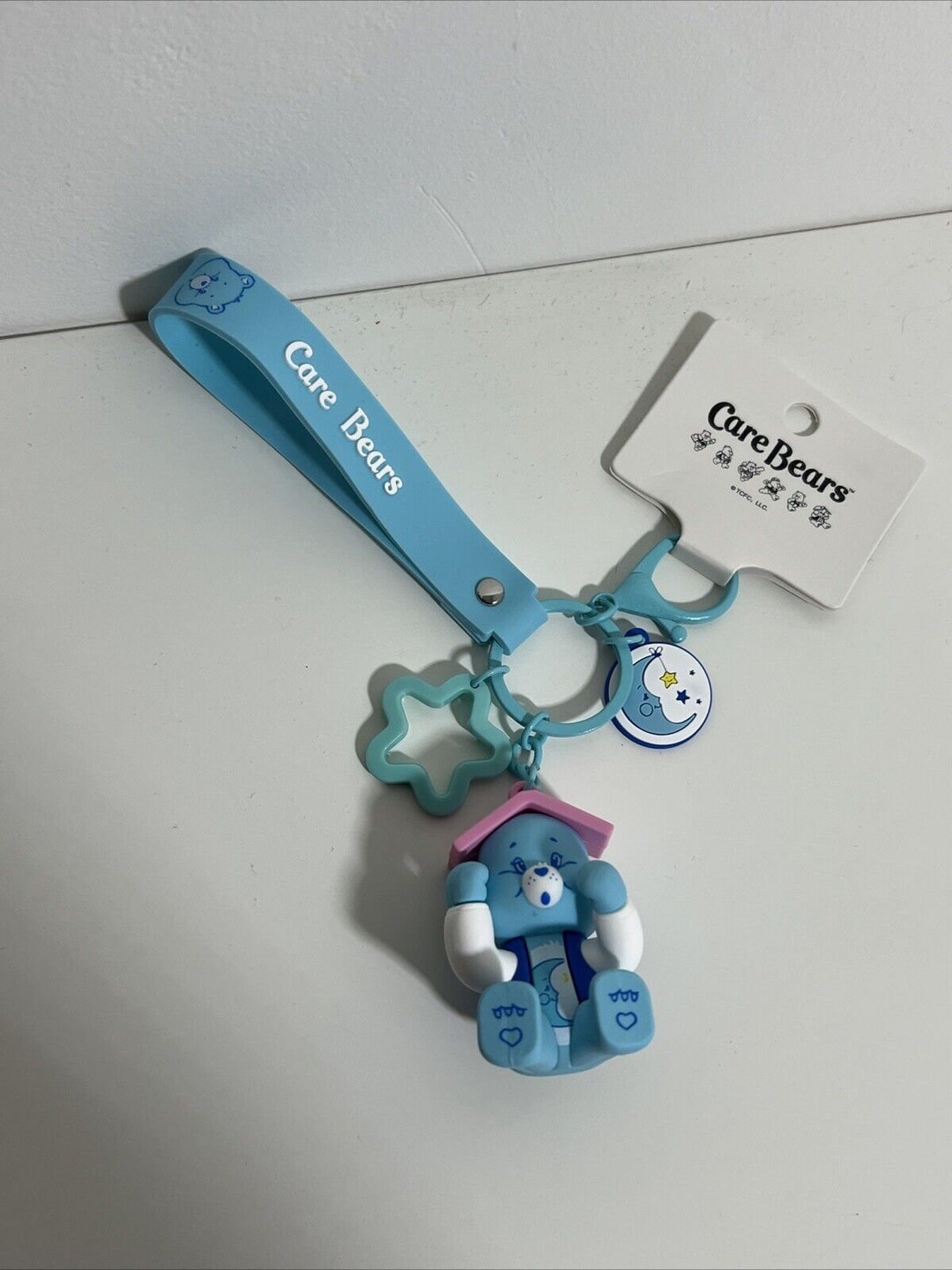 Care Bears Bedtime Bear Keyring Keychain Miniso - Etsy