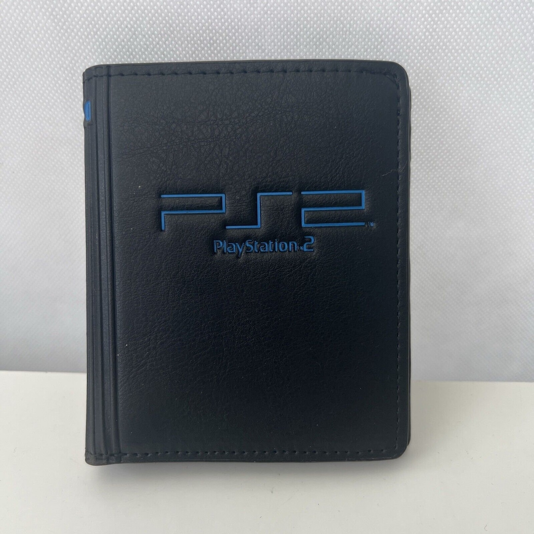 Playstation 2 PS2 Entertainment Console Black Bi-fold Coin & Card ...