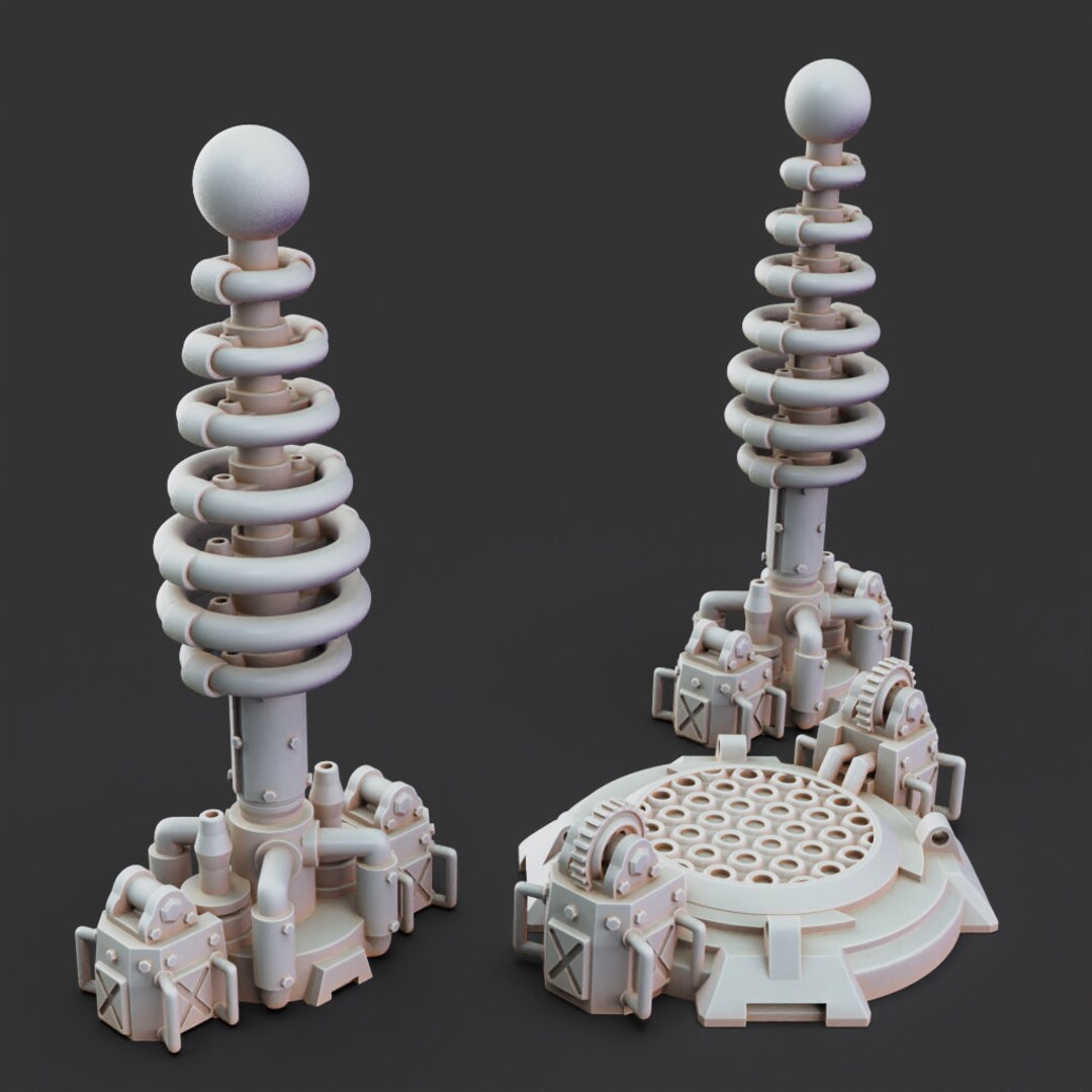 Tesla Coils Frankenstein's Lab Terrain 32mm Scale - Etsy Hong Kong