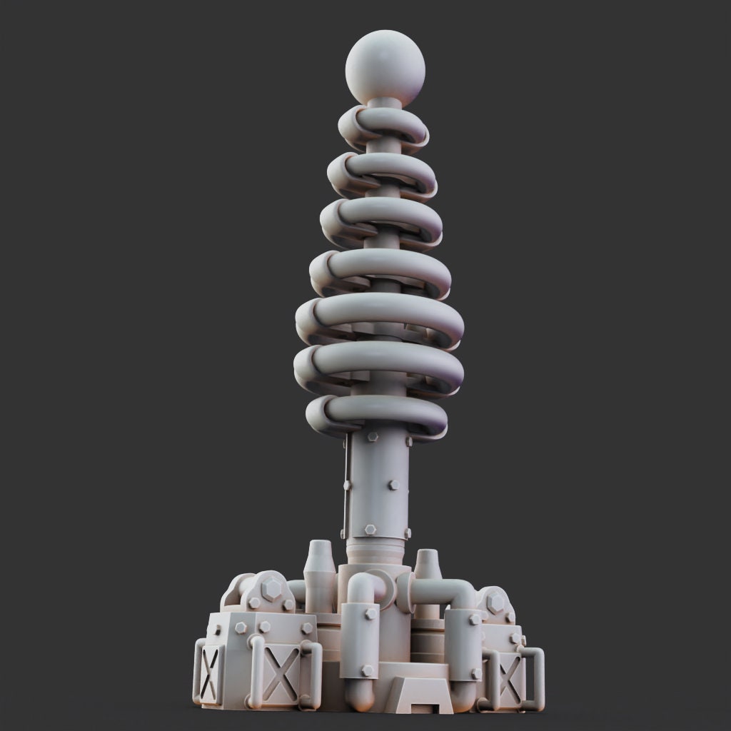 Tesla Coils Frankenstein's Lab Terrain 32mm Scale - Etsy UK