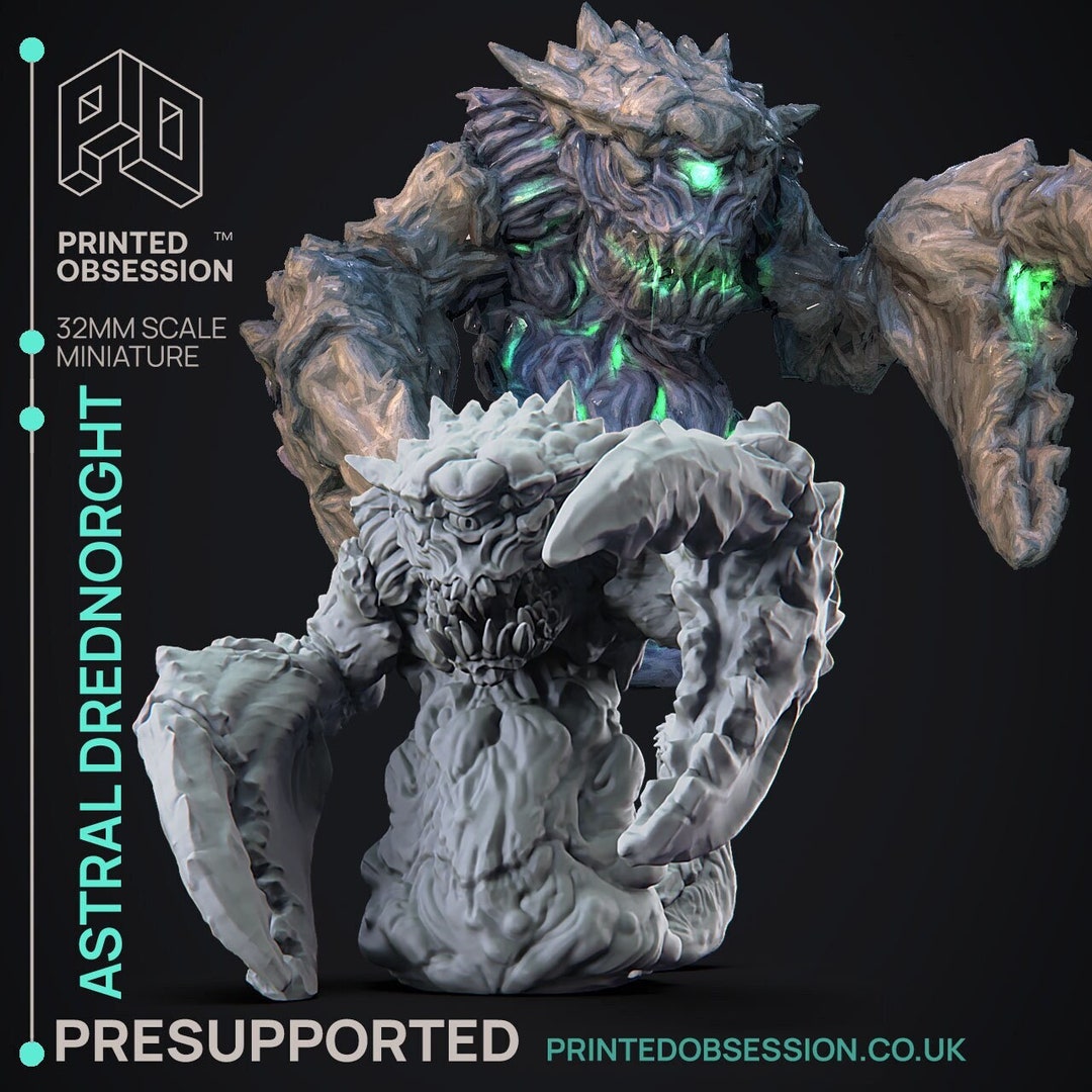 Astral Dreadnought Monsters of the Multiverse 32mm Scale Printed ...