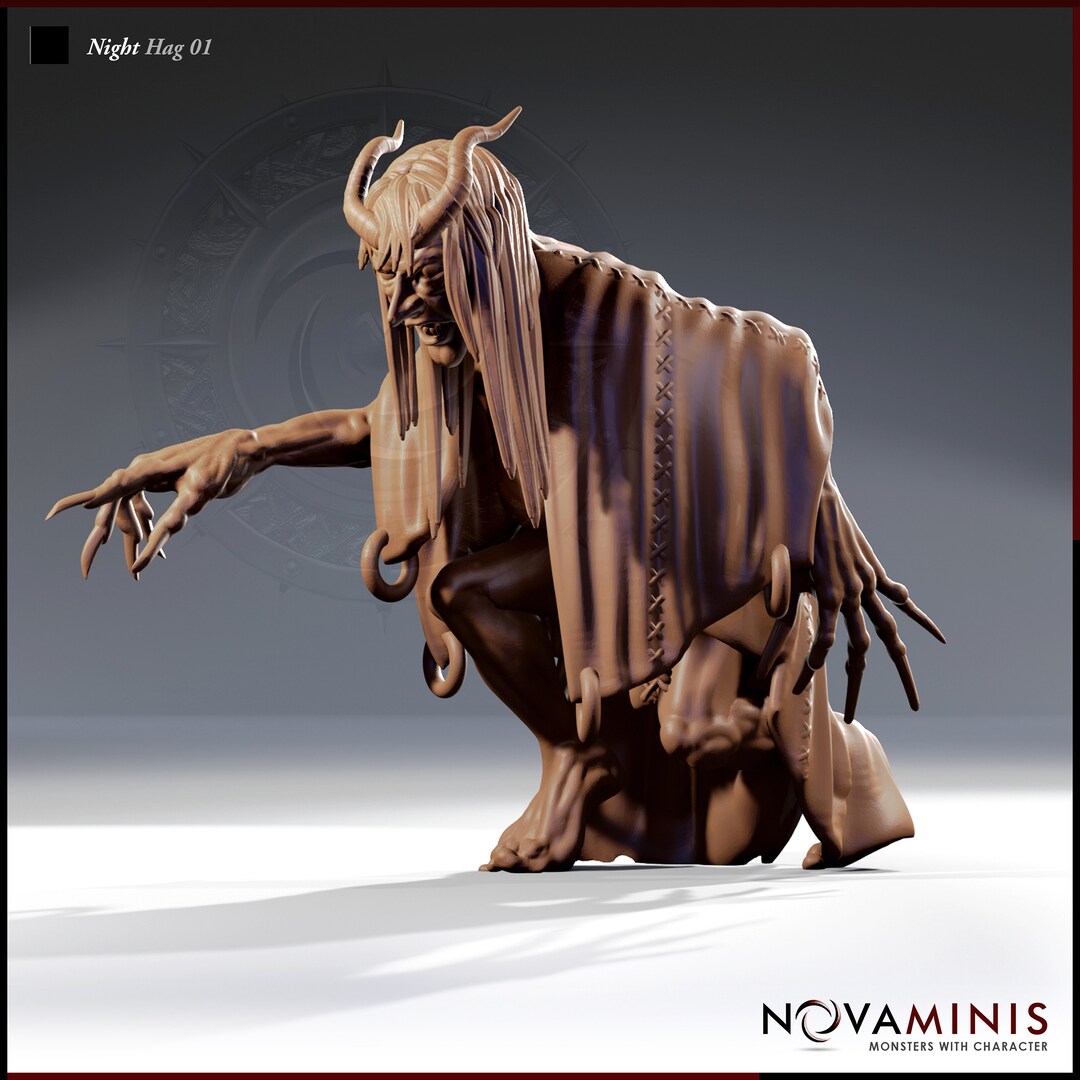 Night Hag 01 the Great Wilderness Hags of the Grand Coven 28mm Scale ...