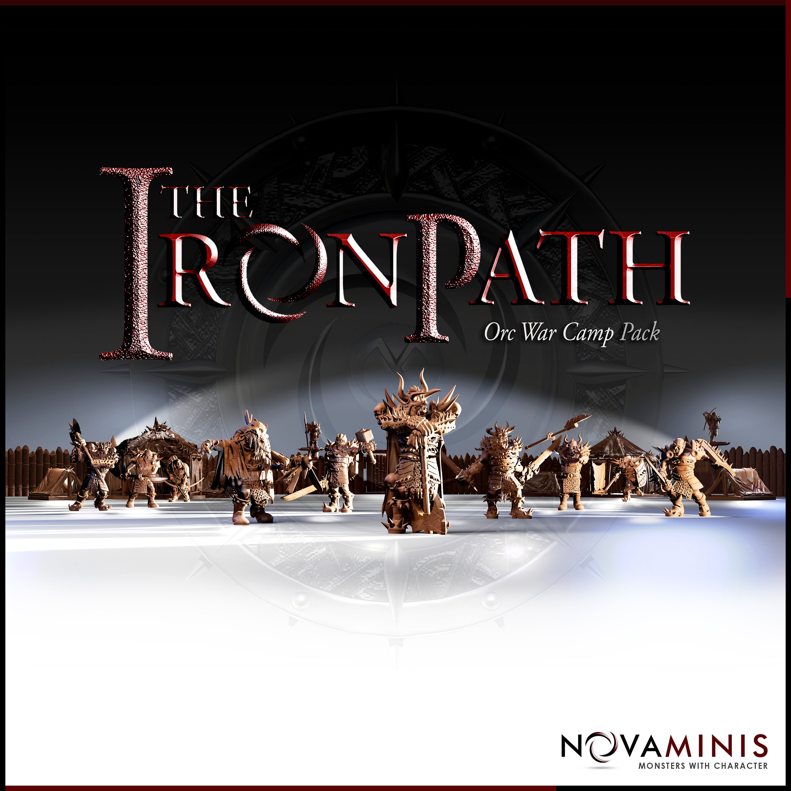 Orc Palisade 01 the Iron Path Orc War Camp Terrain | Etsy