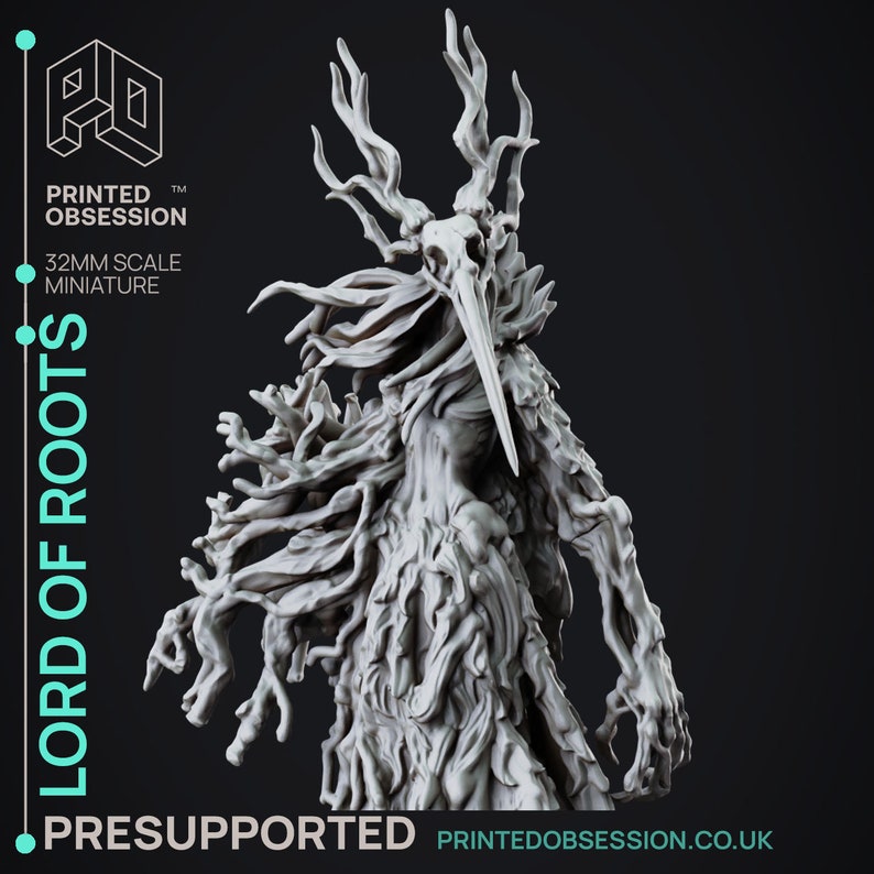 Lord of Roots | Feywild Vs Shadowfell | 32mm Scale | Printed Obsession ...