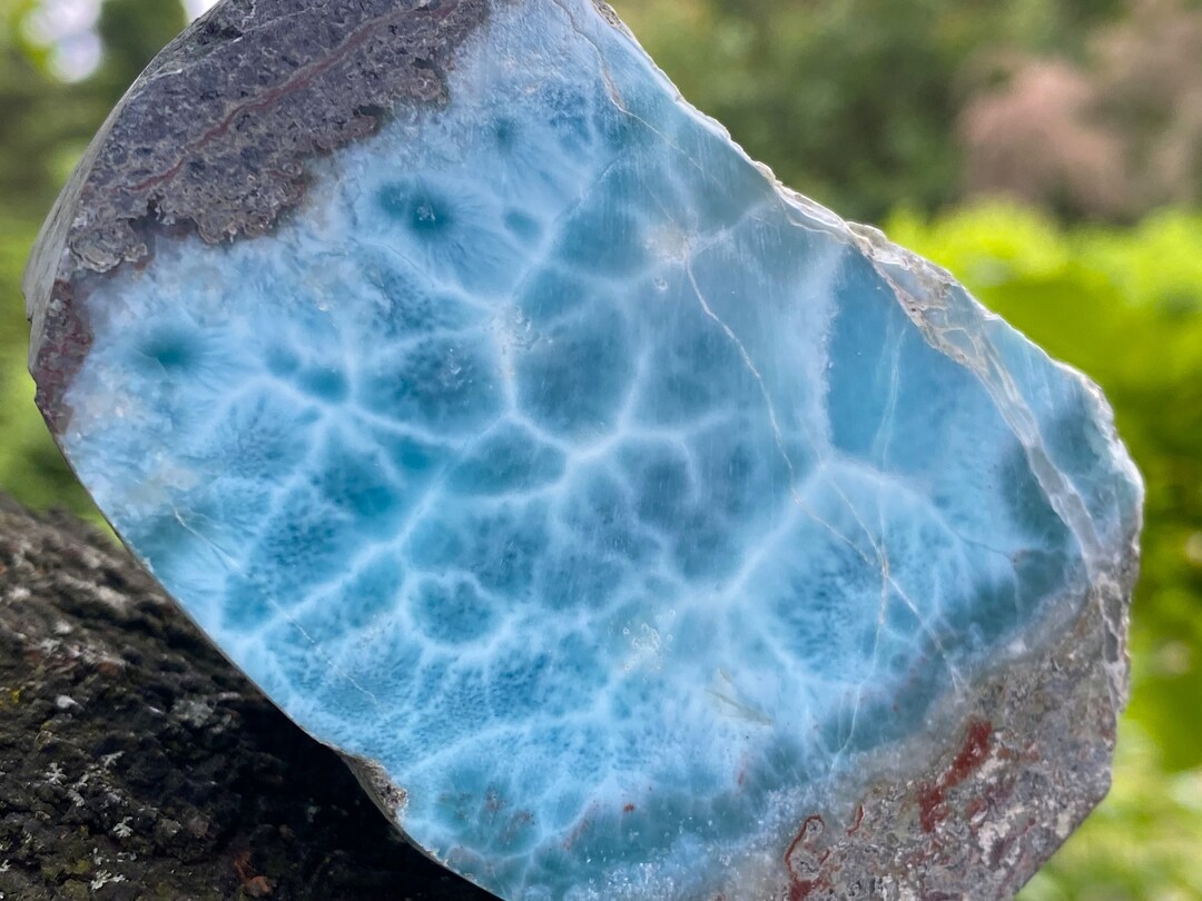 Larimar Museum Quality Huge Best Deep Blue Pektolite Dominican Republic ...