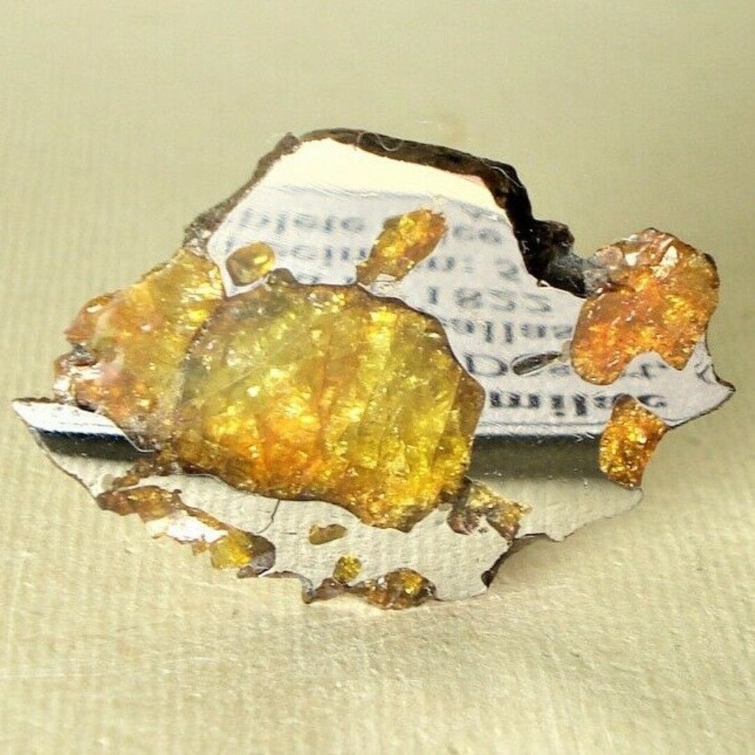 Museum Quality Imilac Pallasite Meteorite Top Quality Full Slice Chile ...
