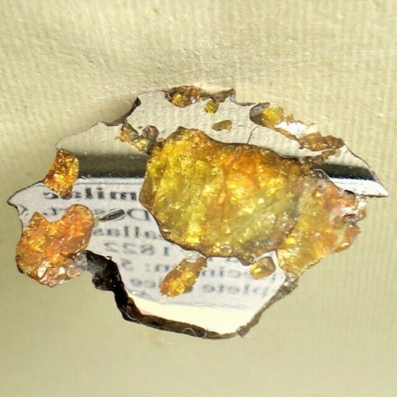 Museum Quality Imilac Pallasite Meteorite Top Quality Full Slice Chile ...
