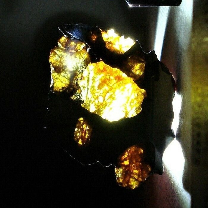 Museum Quality Imilac Pallasite Meteorite Top Quality Full Slice Chile ...