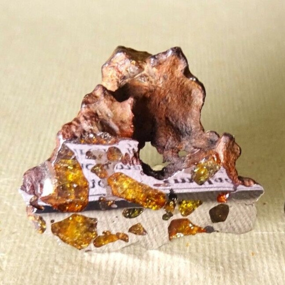 Museum Quality Imilac Pallasite Meteorite From Chile Top Quality Full ...