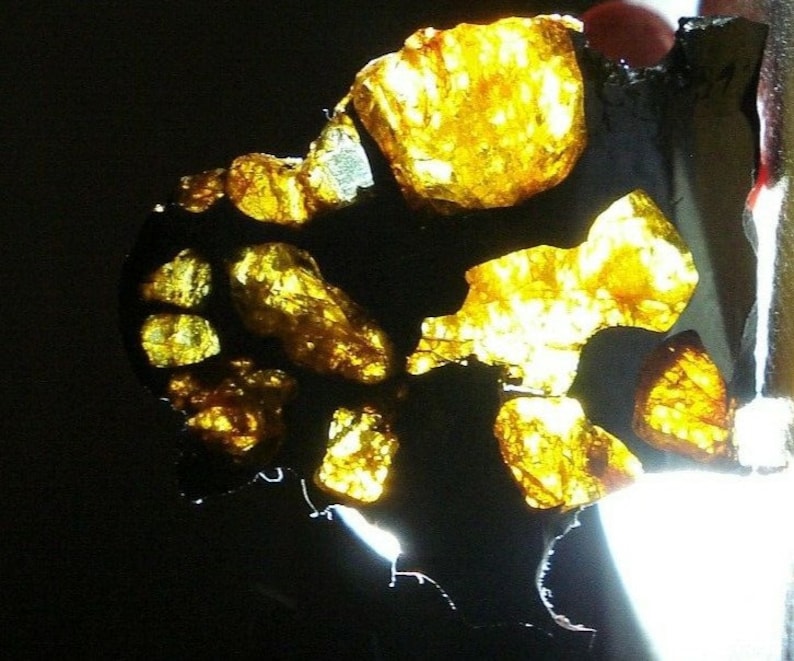 Museum Quality Imilac Pallasite Meteorite Top Quality Full Slice Chile ...