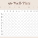 Printable Editable Laboratory Microplate Well Plate Template - 6/12/24 ...