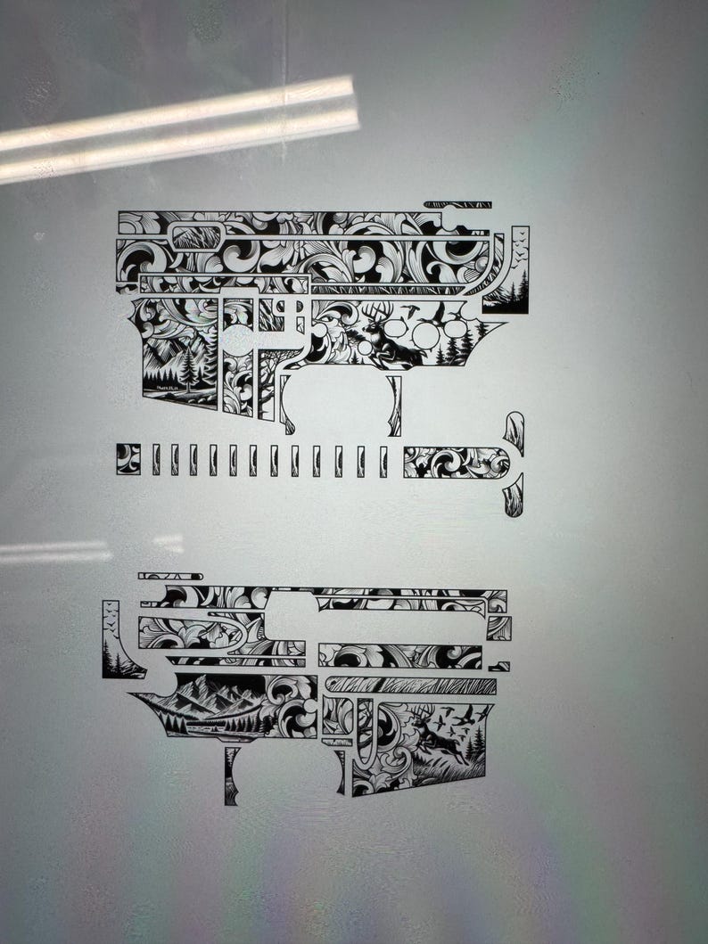 Ar15 Hunting Scroll for Laser - Etsy