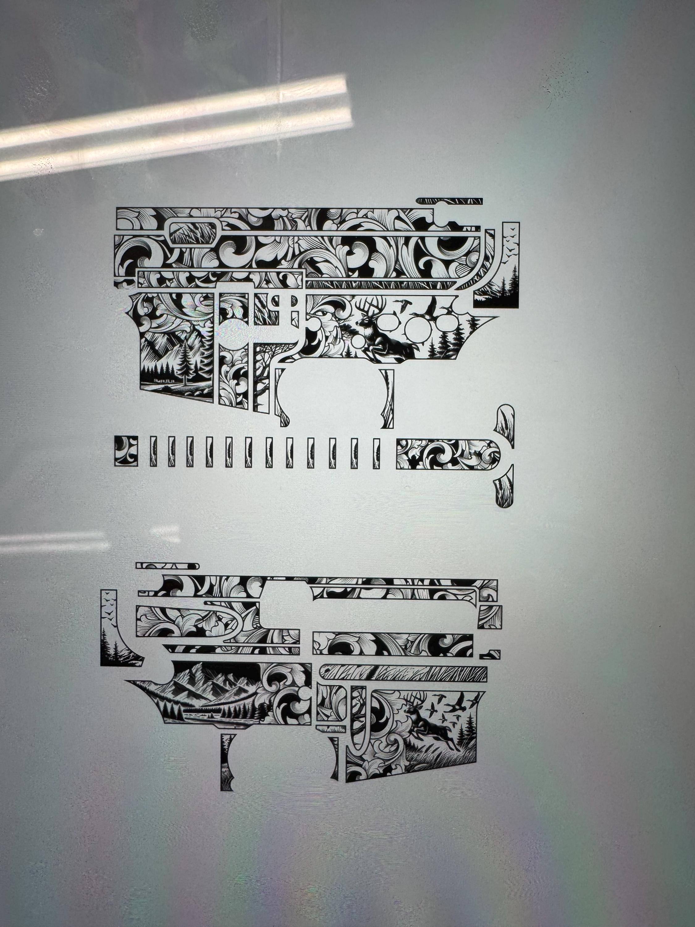 Ar15 Hunting Scroll for Laser - Etsy