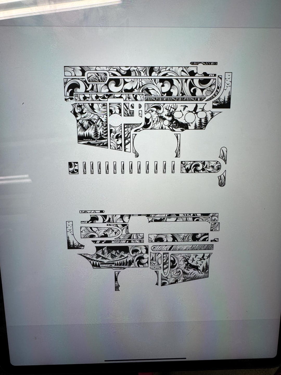 Ar15 Hunting Scroll for Laser - Etsy