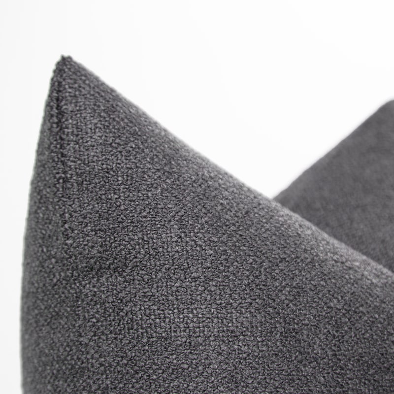 Dark Gray Pillow - Etsy