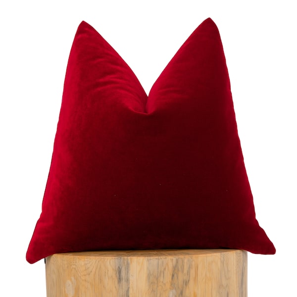 Red Throw Pillow - Etsy