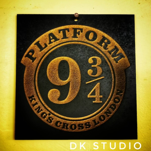 Platform 9 3 4 Sign - Etsy