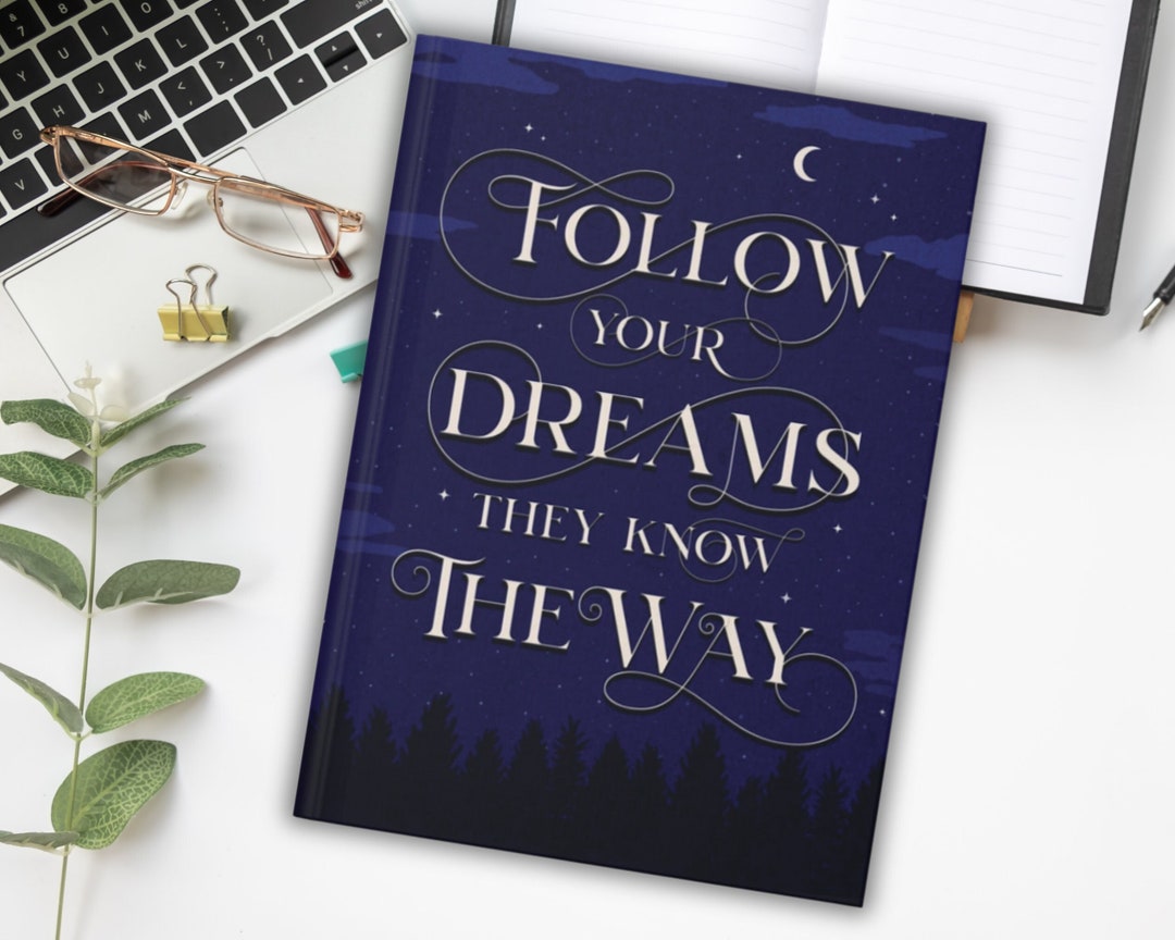 Notebook Journal Starry Night Daily Positive Affirmation Lined Notebook ...