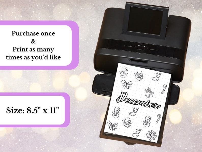 12 Monthly Cover Pages A5 Journal Monthly Title Page Template Monthly ...