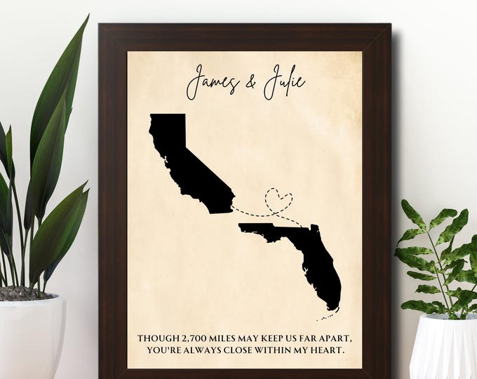 Long Distance Family Gift, Long Distance London to Australia, Long ...