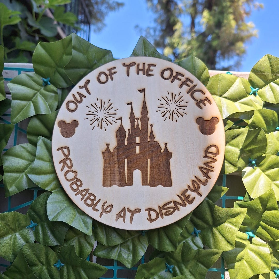 Gift for Coworker Small Out of the Office Disneyland Sign Disney World ...