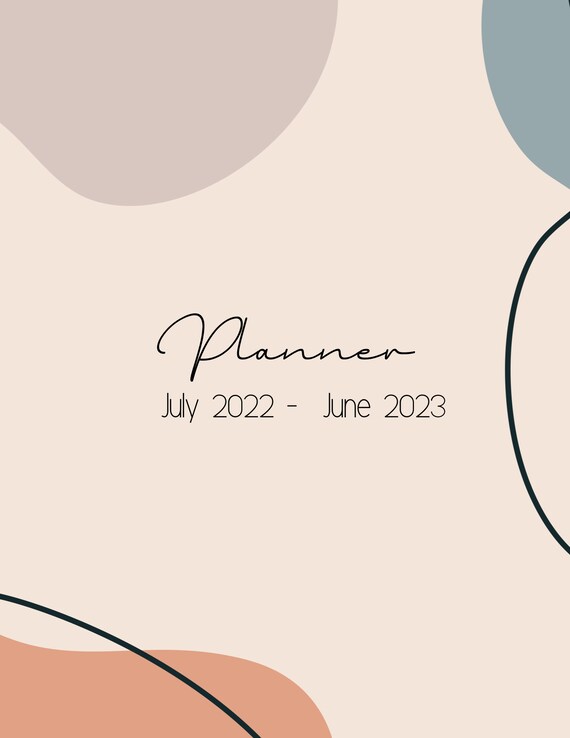 Printable Monthly Calendar Simple Calendar Vertical - Etsy