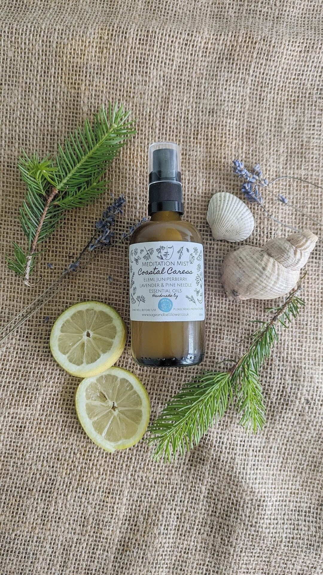 Coastal Caress, Room Spray, Essential Oil, Aromatherapy, Lavender Plant ...