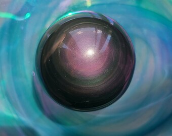 Green Obsidian Sphere - Etsy
