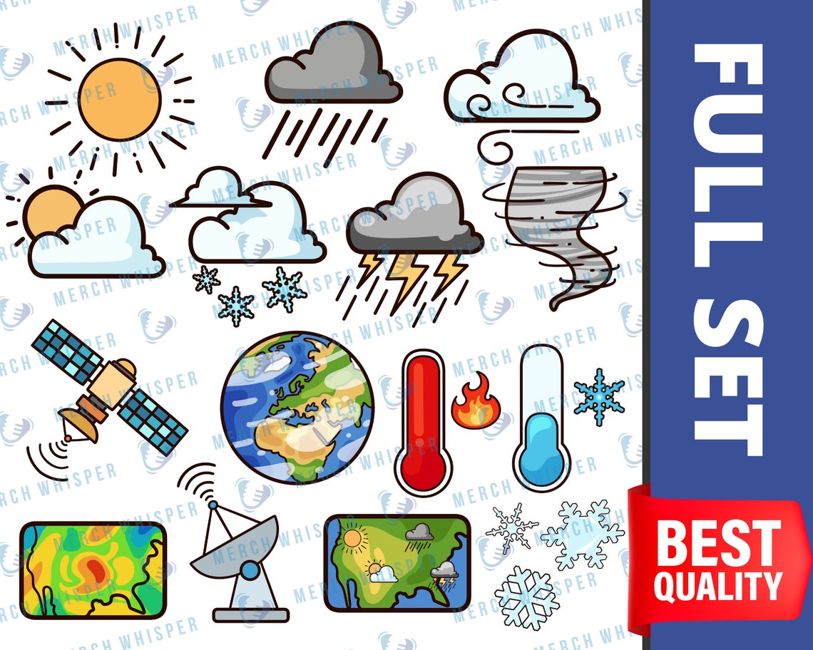 Meteorology SVG Bundle for Shirts // Meteorologist PNG Sublimation ...