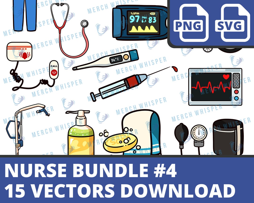 Nurse SVG Bundle for Shirts // STNA PNG Sublimation Files // Geriatric ...