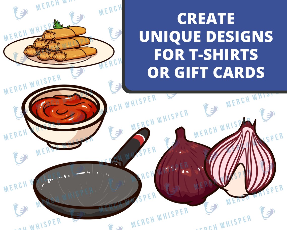 Spring Rolls SVG Bundle for Shirts // Lumpia PNG Sublimation Files ...