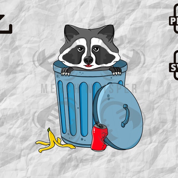 Trash Panda Svg - Etsy