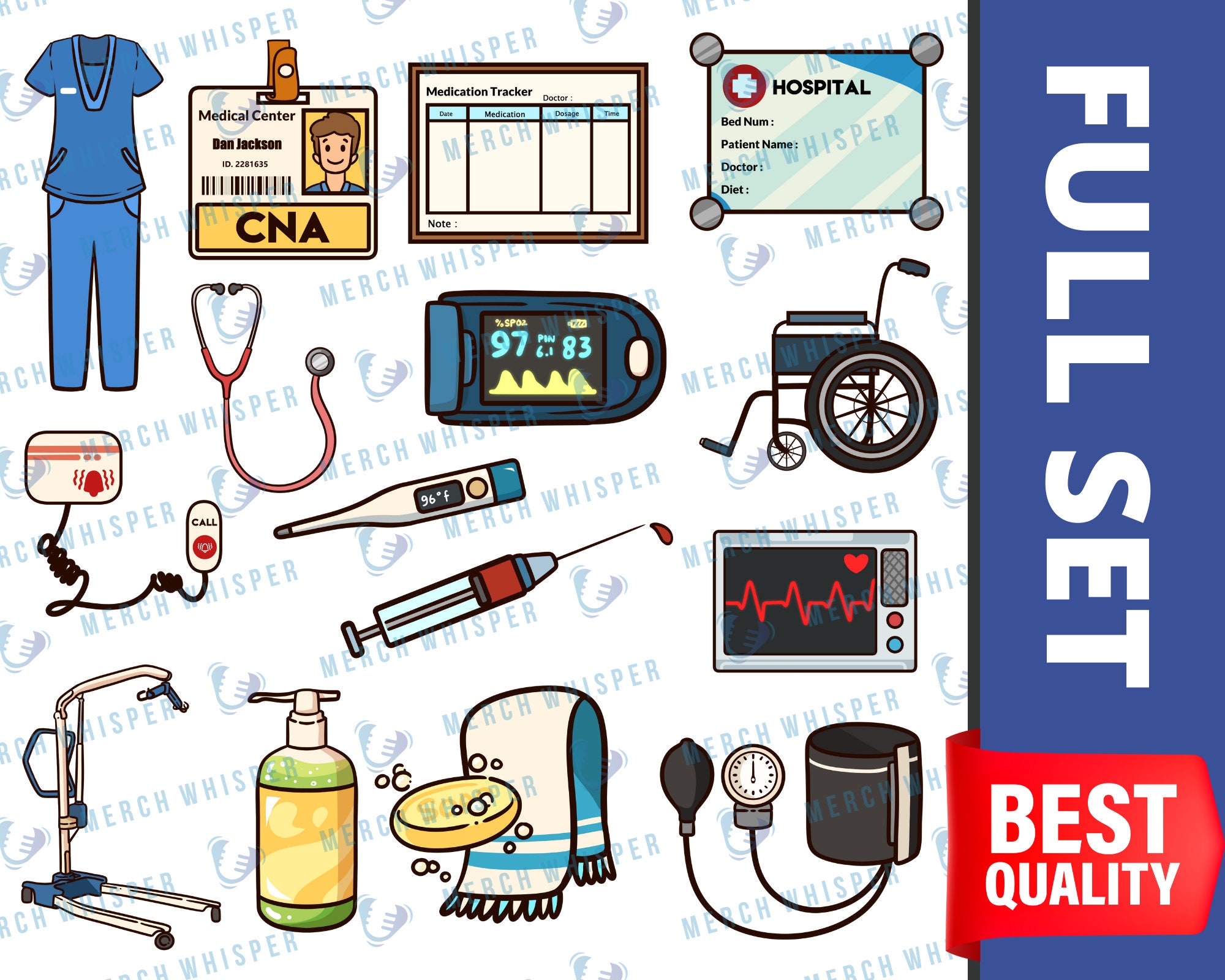 Nurse SVG Bundle for Shirts // STNA PNG Sublimation Files // Geriatric ...